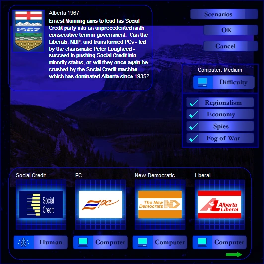 1967 - Alberta Campaign (Premier Forever - Alberta) | The 270soft Wiki ...