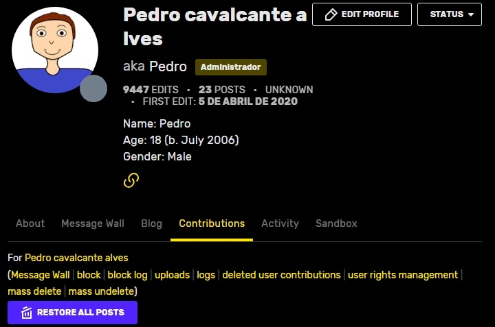 Recently, i'm the administrator of the Parody Wiki, please don't block me, i'm gentle man | Fandom