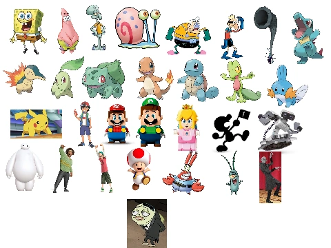 Slippery's surely amazing Character Elimination Game Round 1 | Fandom