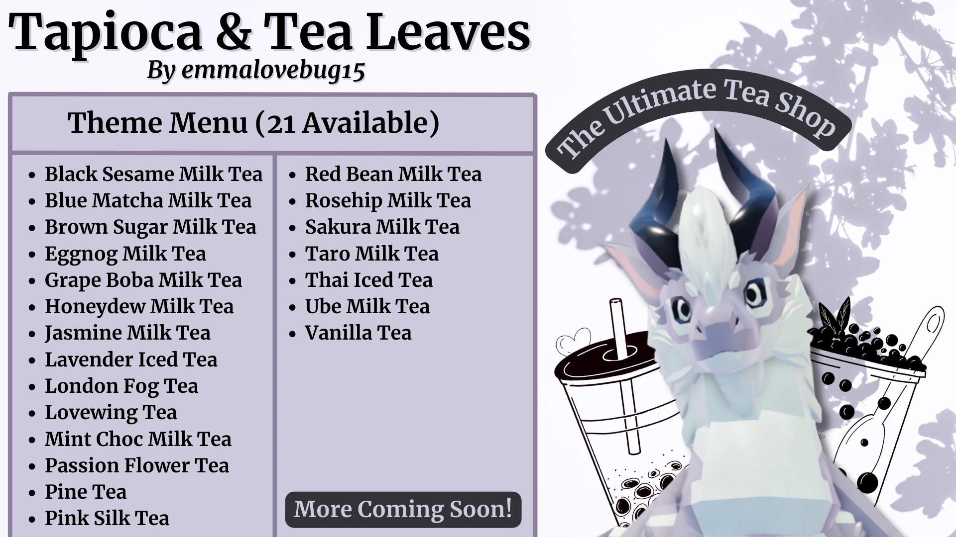 Selling Milk Tea Themes (New Theme Category!) | Fandom