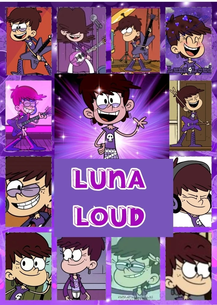 Luna Loud Collage 💜💜💜💜 | Fandom