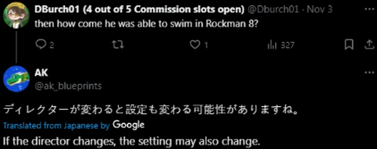 Akira Kitamura About Why Mega Man Can Not Swin | Fandom