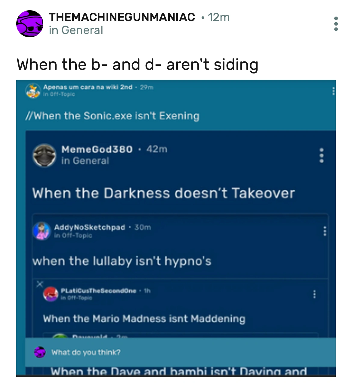 When the static isnt madnessing | Fandom