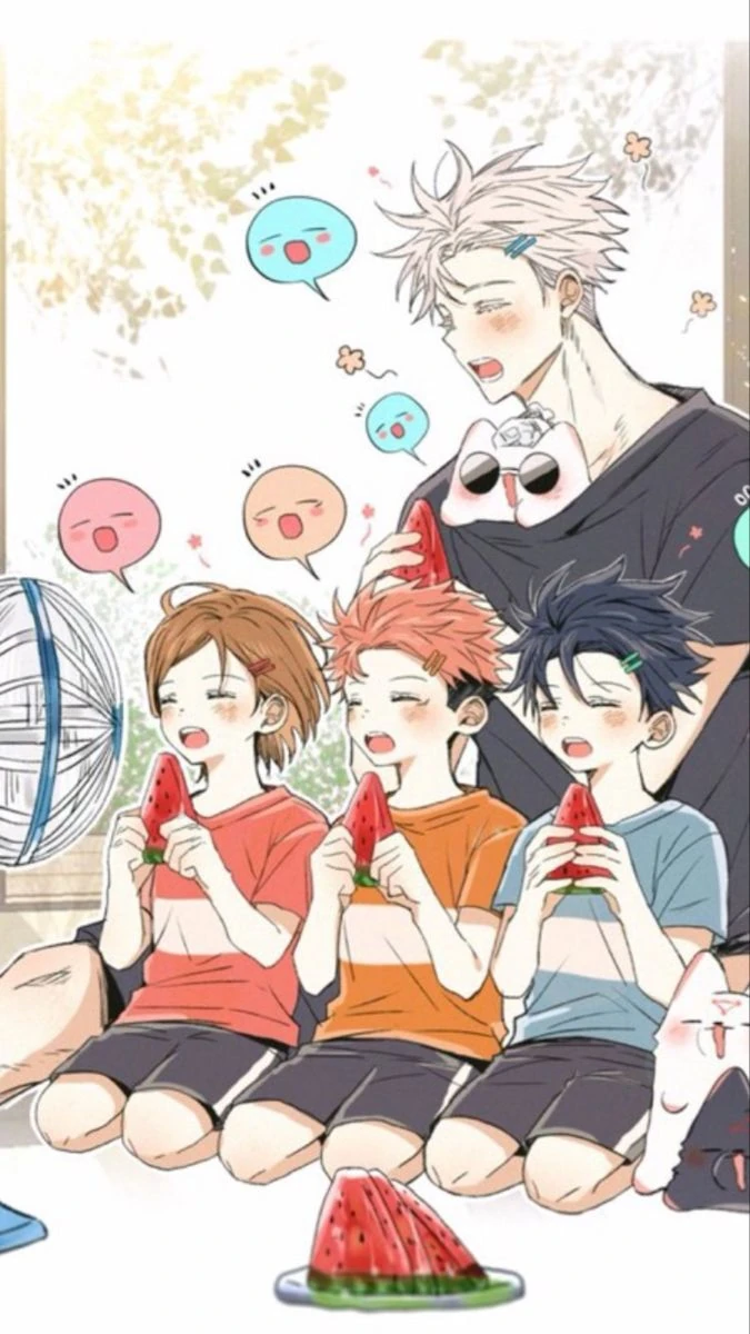 Gojo is a good dad 8 (>////