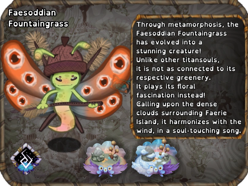 Faesoddian Fountaingrass (Faerie Island Titansoul prediction) | Fandom