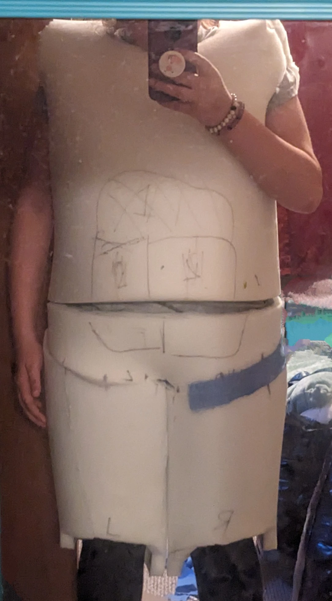 Glitchtrap costume progress day 1 | Fandom