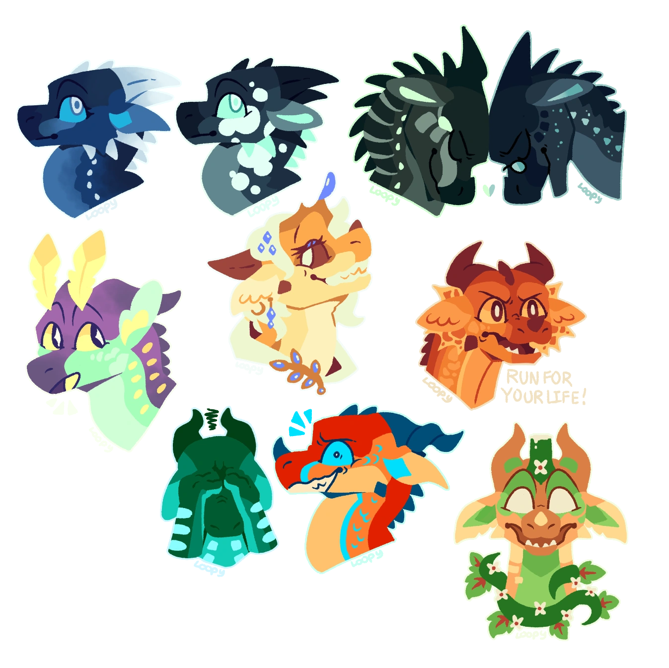 Bunch of wof character doodles 🤞🤞 | Fandom