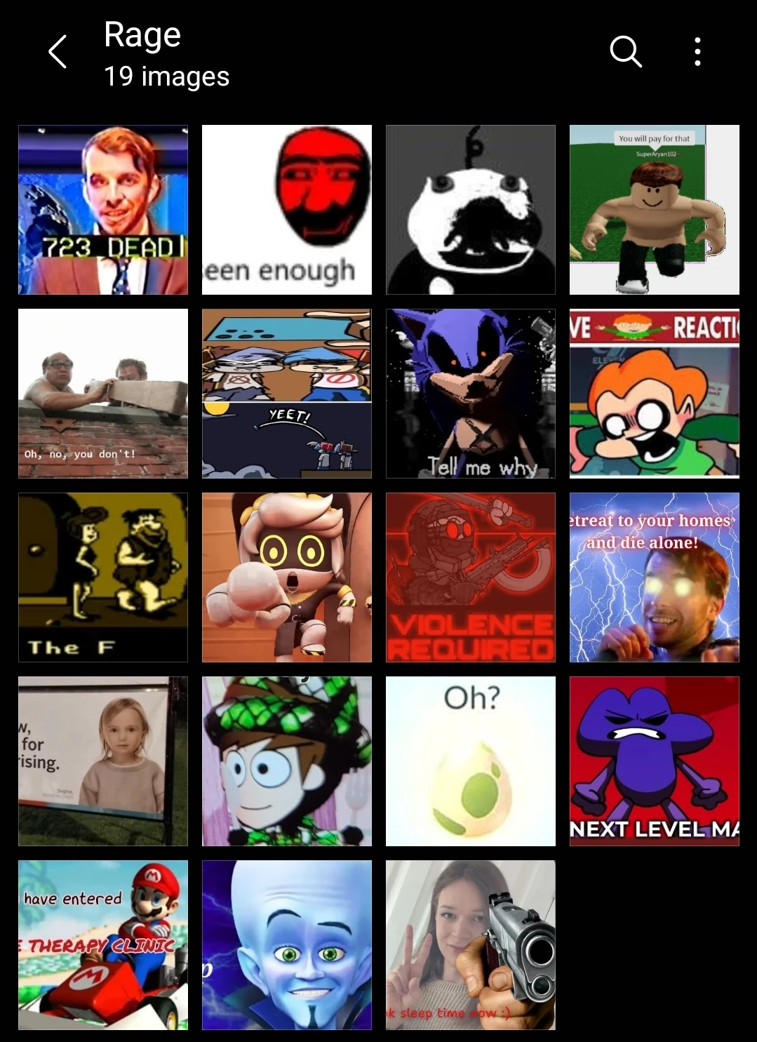 I NEED MORE REACTION IMAGES OF PURE RAGE. | Fandom