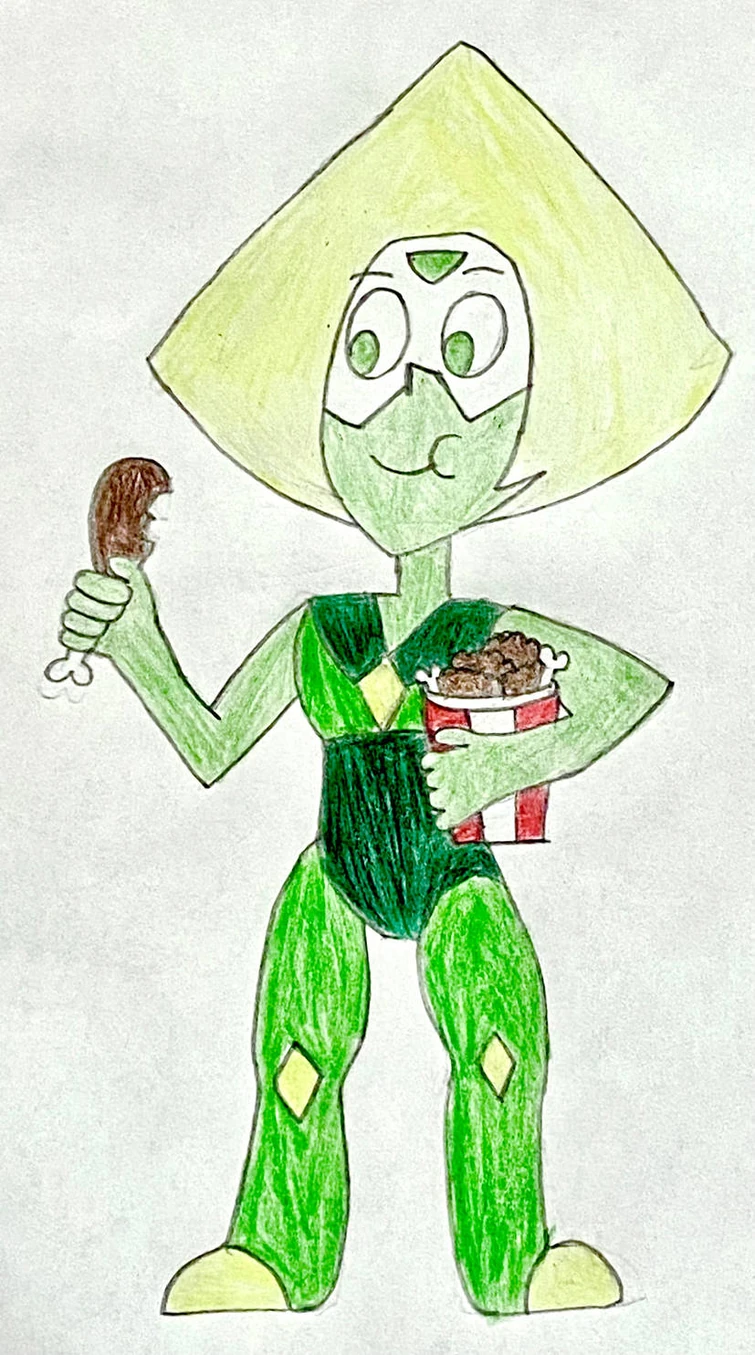 Peridot Eating Chicken | Fandom