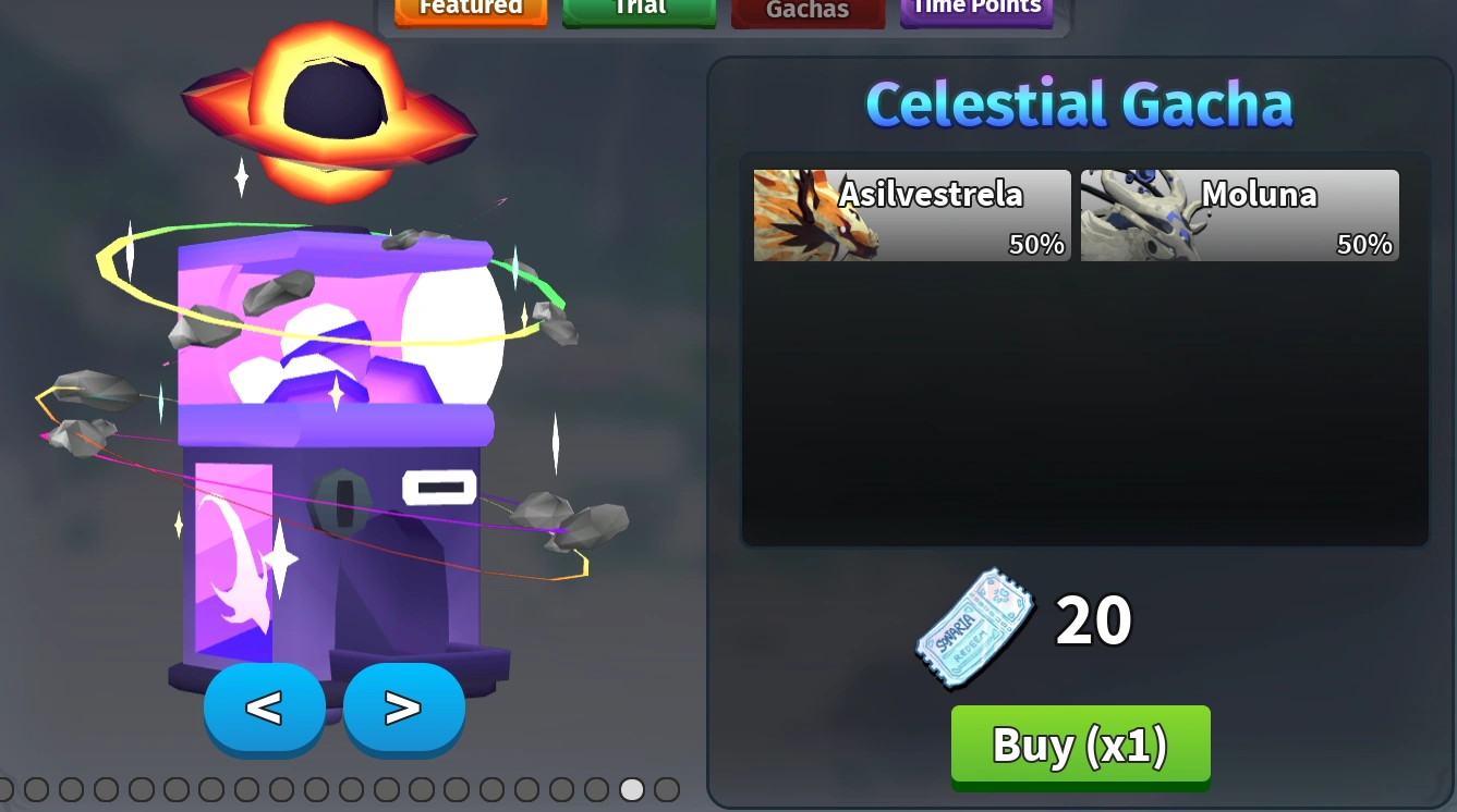 Celestial gacha price reveal | Fandom