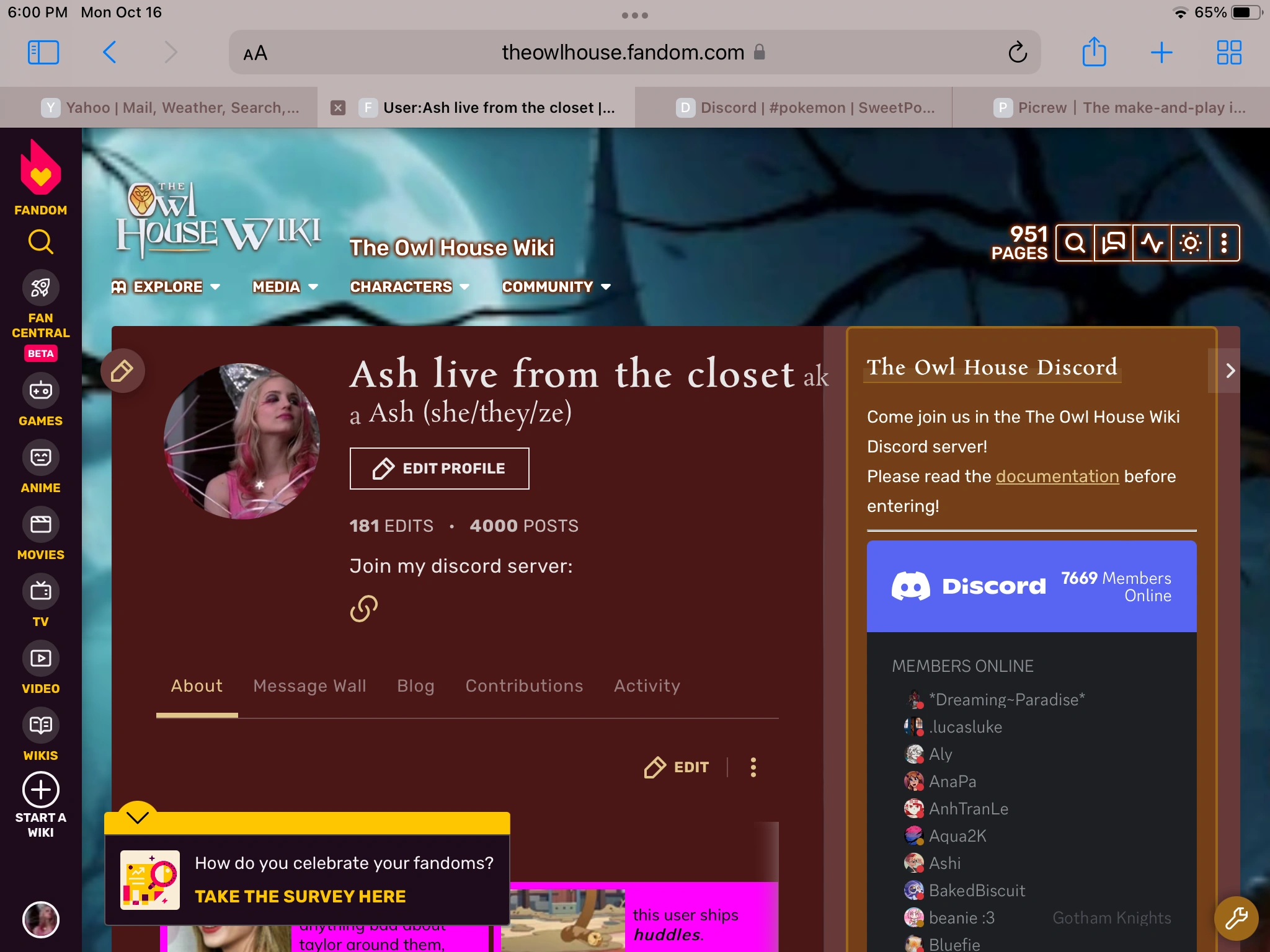 Wooo! 4000 posts baby! | Fandom