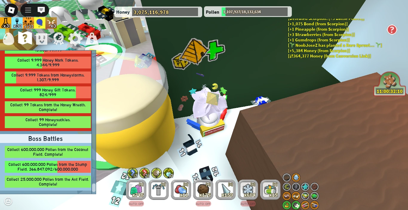 Triple Stickers outside Noob Shop | Fandom