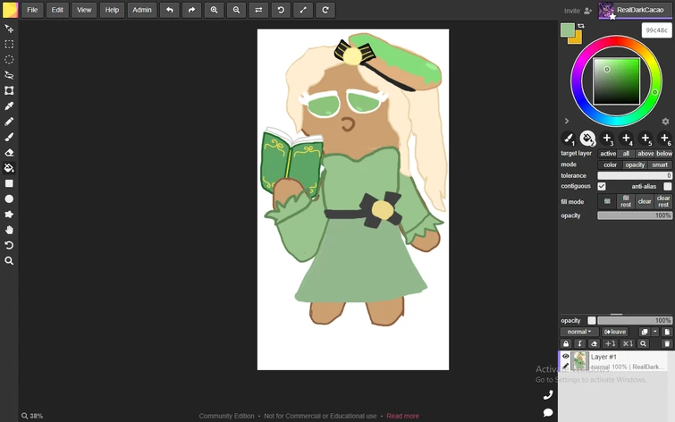 A WIP of Matcha Eclair | Fandom