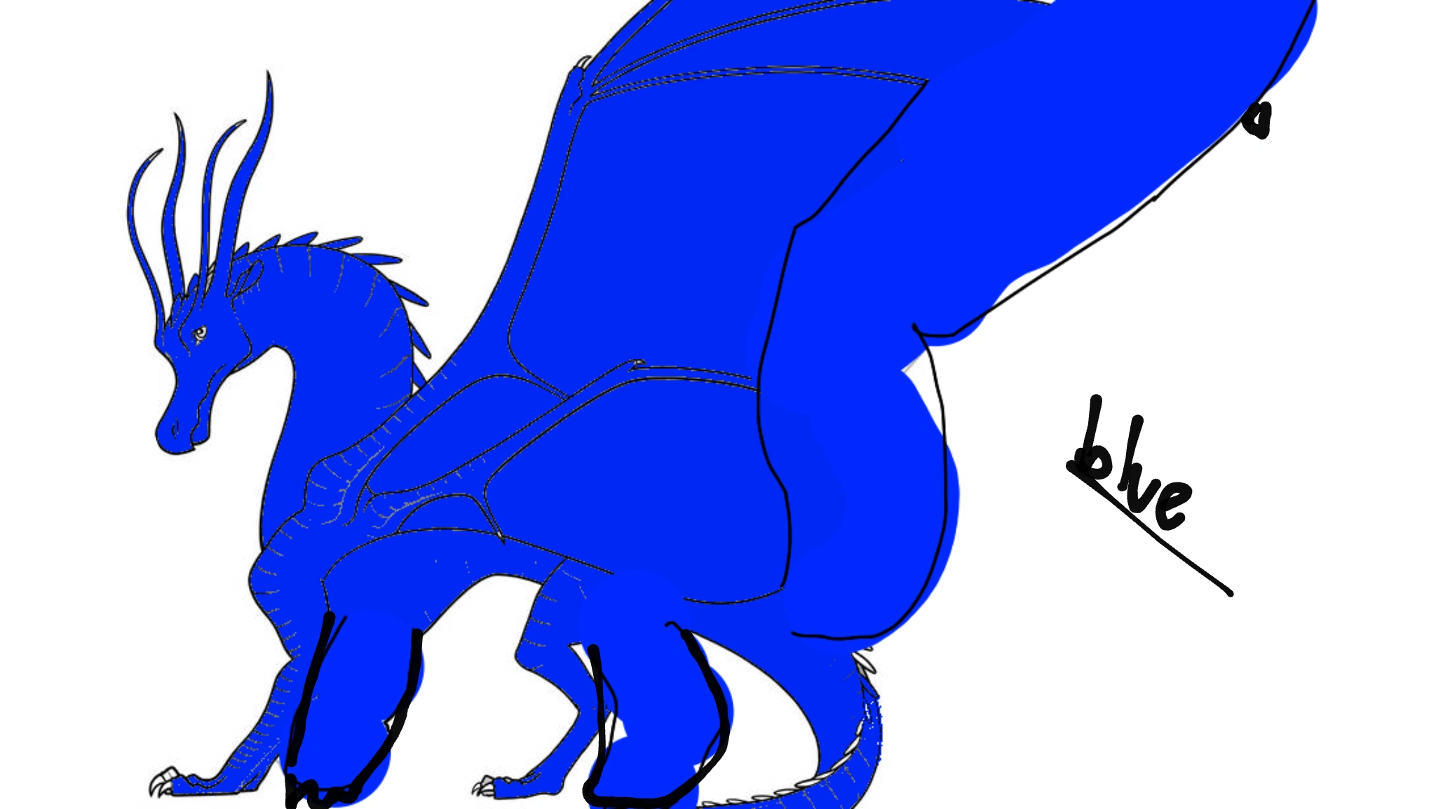 I drew Blue | Fandom