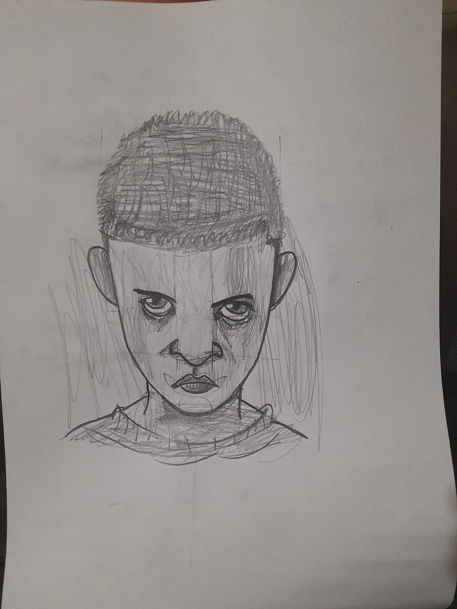 My updated sketch of Eleven | Fandom
