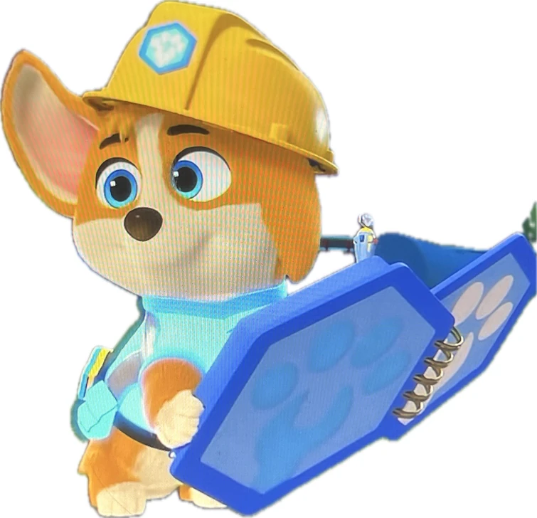 Phinny in his glow in a dark construction outfit in no background | Fandom