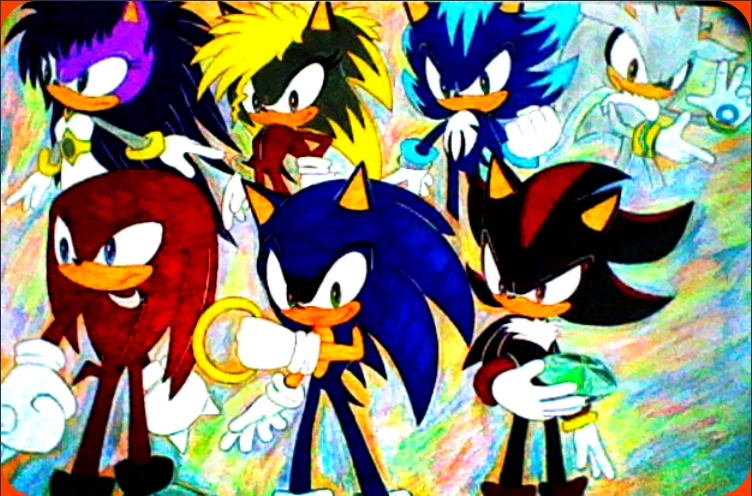 Some colorful Sonic art: | Fandom