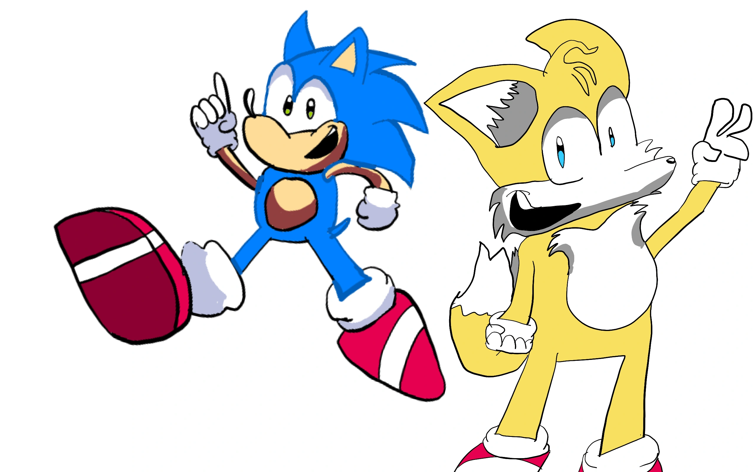 Drawing of sonic and tails | Fandom