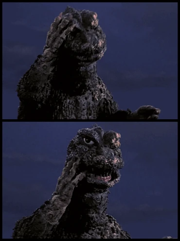 Do you think Showa Godzilla can regenerate his hand when it is melted ...