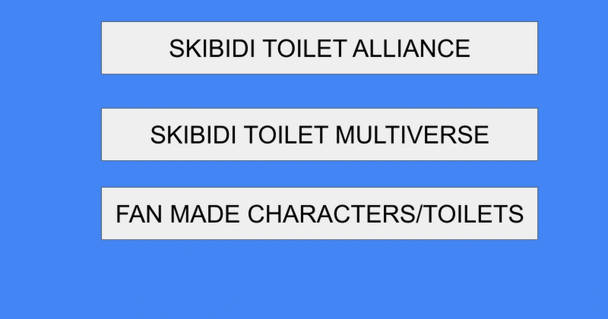 Skibidi Toilet all characters | Fandom