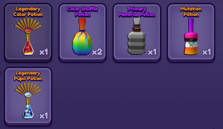 could I get a leg color pot with a fm 2/3 pure tosk? | Fandom