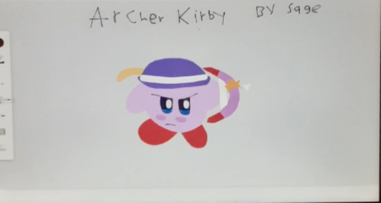 The drawing of Archer Kirby is finished! wait, a new drawing is ...