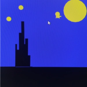 my poorly made attempt at recreating starry night in python | Fandom