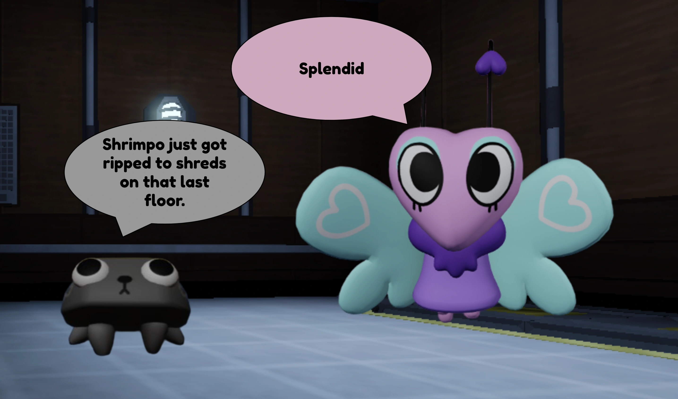 i headcanon pebble & flutter as secretly able to talk but nobody else ...
