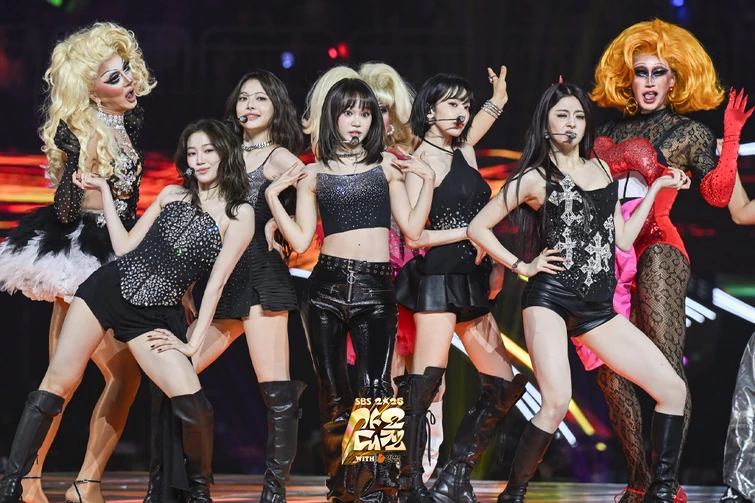 Lesserafim was far by had the best performance in SBS gayo daejeon ...