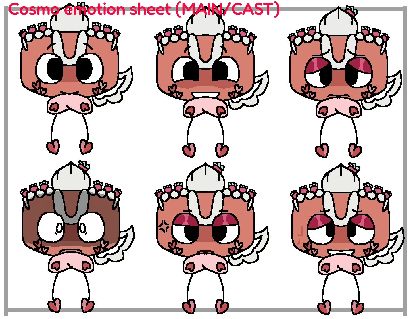 Behold…the IAWOST Cosmo emotion sheet! | Fandom