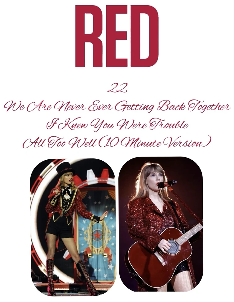 Make An Eras Tour Setlist Game - Round 2! | Fandom