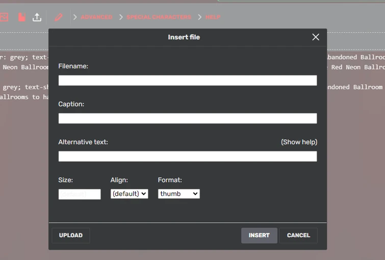 Source Editor HELP | Fandom