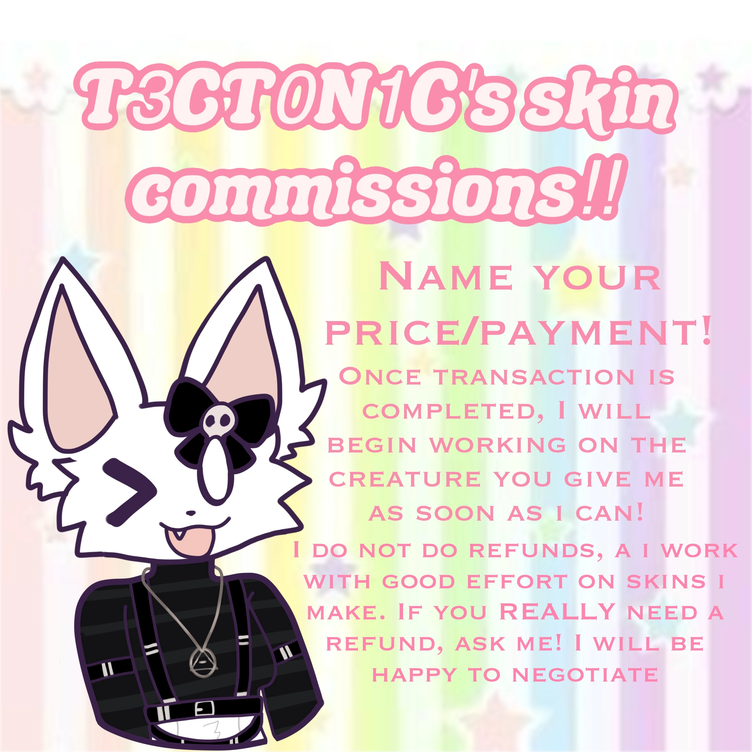 Im proud to present: MY OWN SKIN COMMISSIONS!! | Fandom