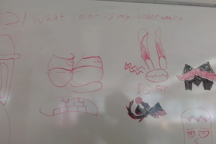 I got bored in class so I decided to draw some frames from Krab Borg ...