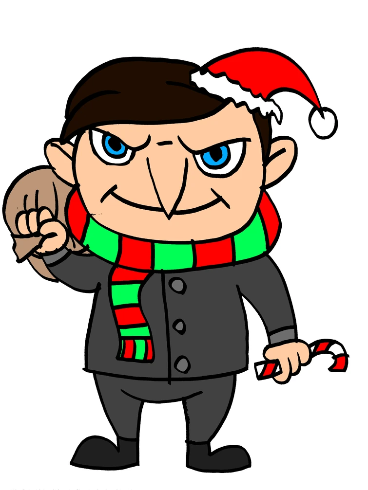 My drawing of Christmas Gru | Fandom