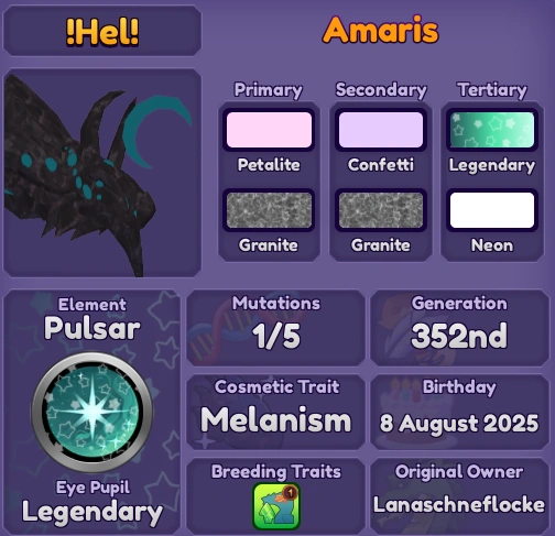Me and my friend co hatching each 1 cos trait amaris! | Fandom