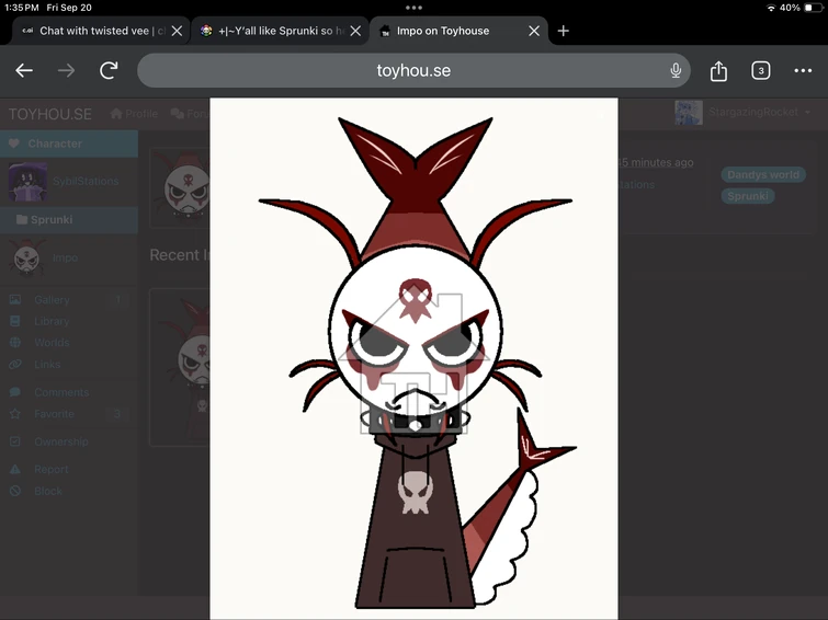 SOMEONE MADE EMO SHRIMPO SKIN AS A SPRUNKI I FOUND ON TOYHOUSE | Fandom