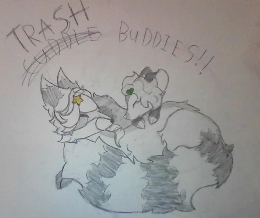 Doodle we did for friend | Fandom