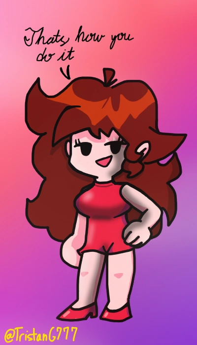 I made a Girlfriend drawing | Fandom