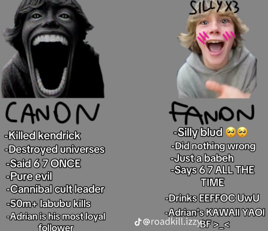 Okay, we need to set things straight in the 6 7 fandom. | Fandom