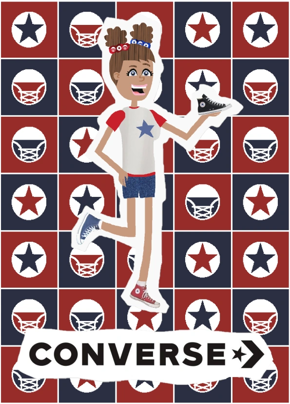 Meet Constance the Converse Girl - my idea for a mascot for Converse ...