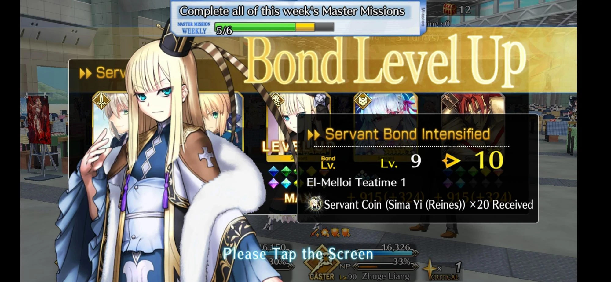 Bond 10 Reines and some Append skills up | Fandom
