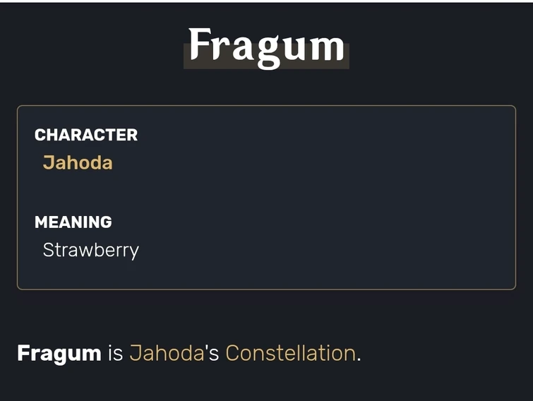 Jahoda's constellation means strawberry?!? | Fandom