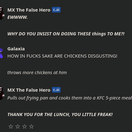 just a funny moment in C.AI | Fandom