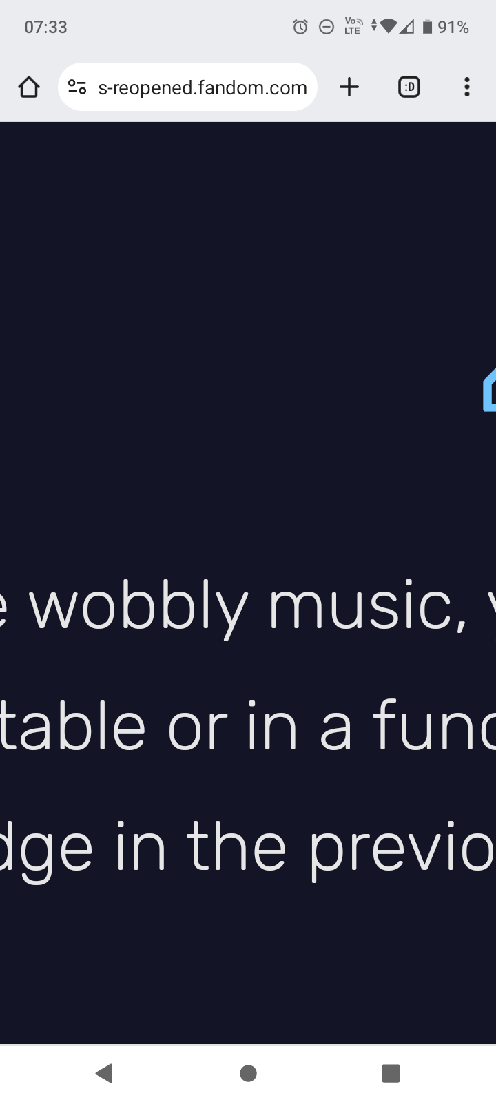 wobbly music, | Fandom
