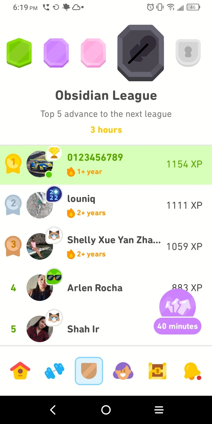 Finished first in the obsidian league | Fandom