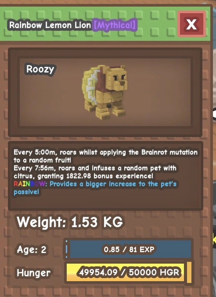 What’s a rainbow Lemon Lion worth? | Fandom
