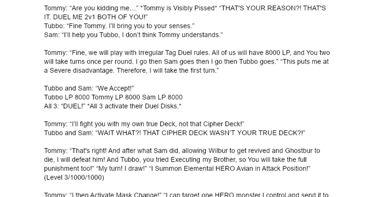 Yugioh-Dream SMP Crossover | Fandom