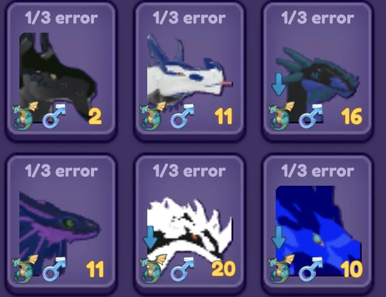 Selling/Trading error color dragons | Fandom