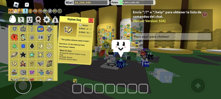 Adopt me dog sticker in Bee Swarm Simulator and more references to ...